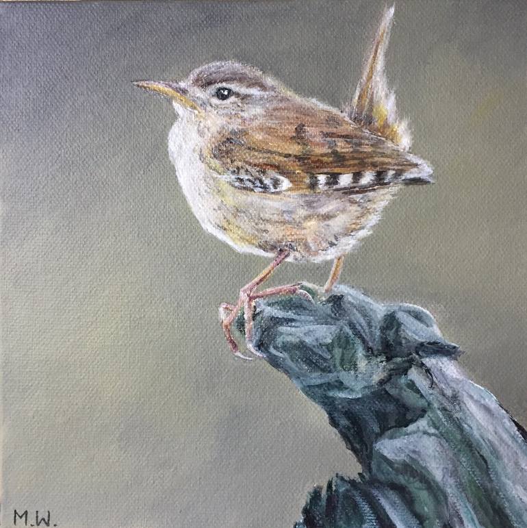 Jenny Wren Painting by Matthew Ward | Saatchi Art