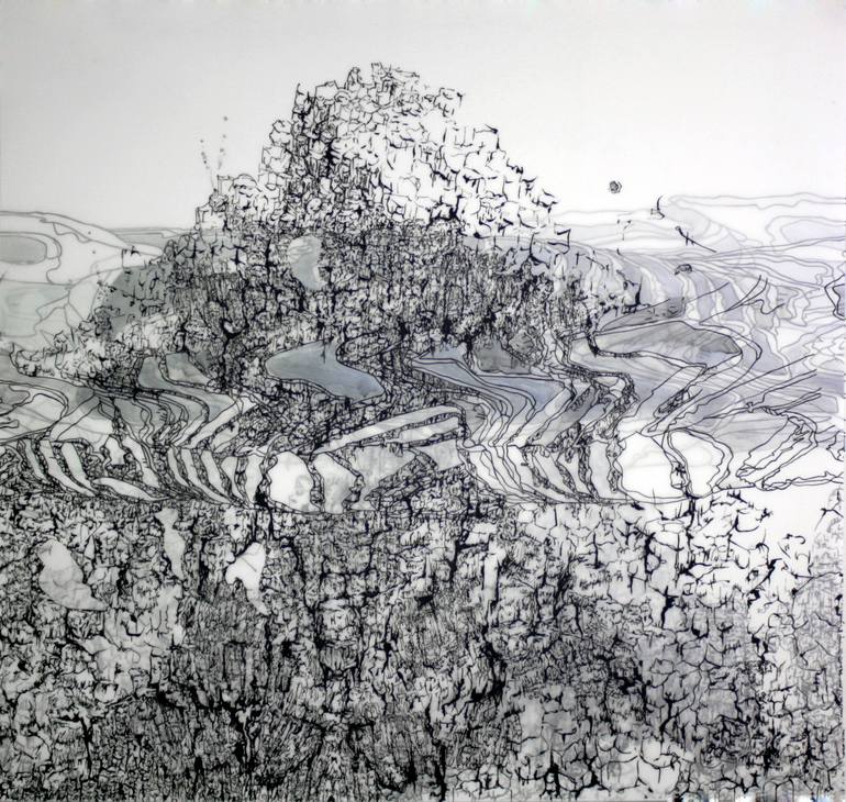 New Ground Drawing by Sarah Laing | Saatchi Art