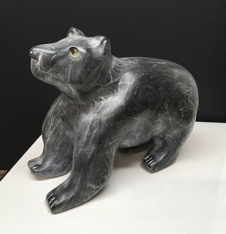 Wary Bear Sculpture by Dennisjames Partington | Saatchi Art