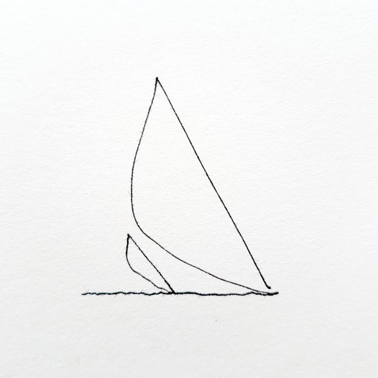 Regatta Drawing by Likha Art | Saatchi Art