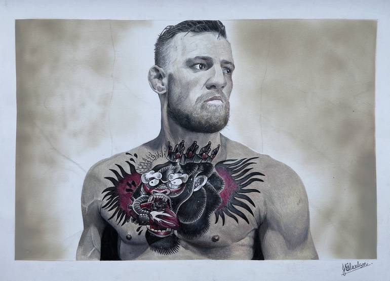Conor Mcgregor Drawing by Julian Wilson | Saatchi Art