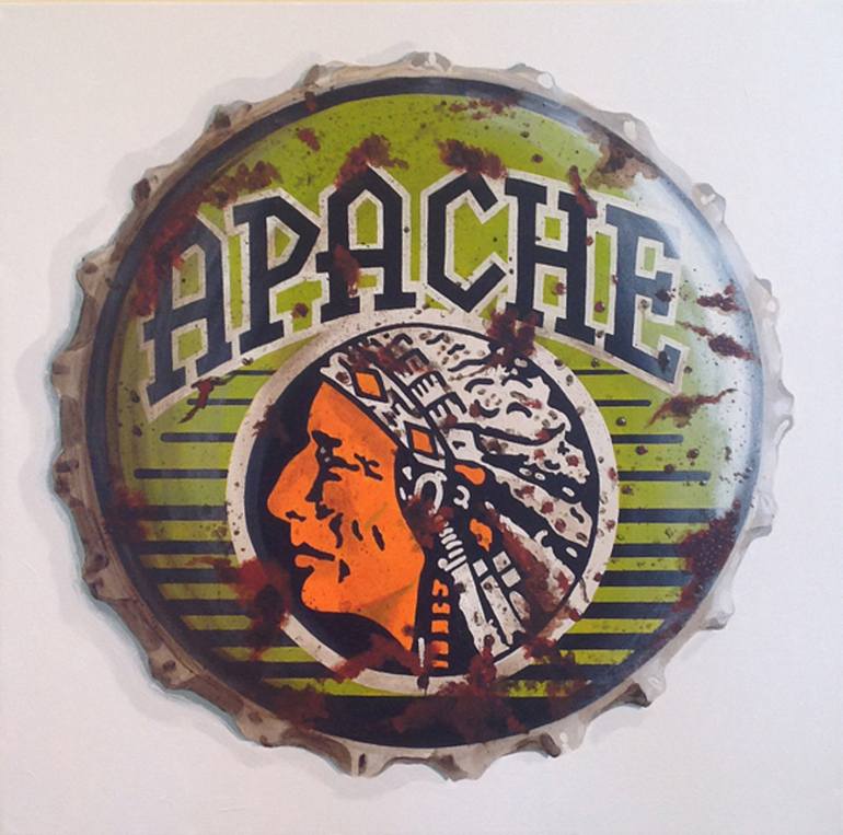 Apache Beer Painting by Bruce Howard | Saatchi Art