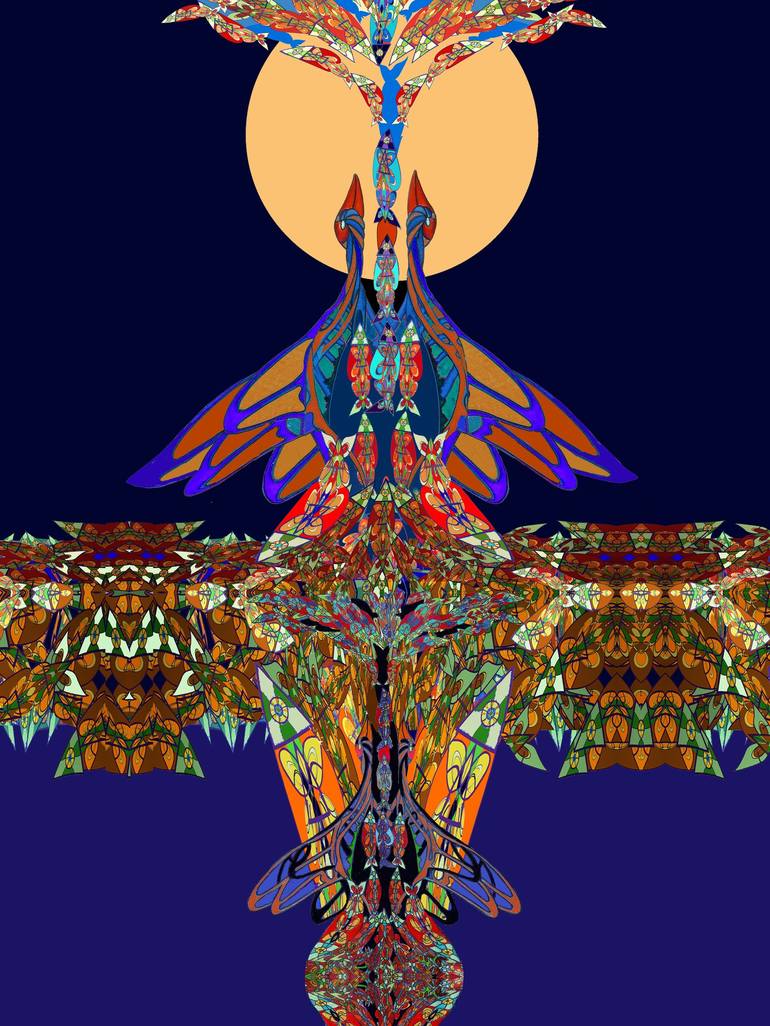 Salmon Rejoice Painting by Robin De Lavis | Saatchi Art