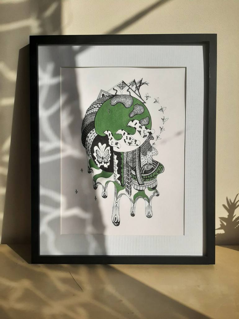 Floating World Drawing by Rūta Tu | Saatchi Art