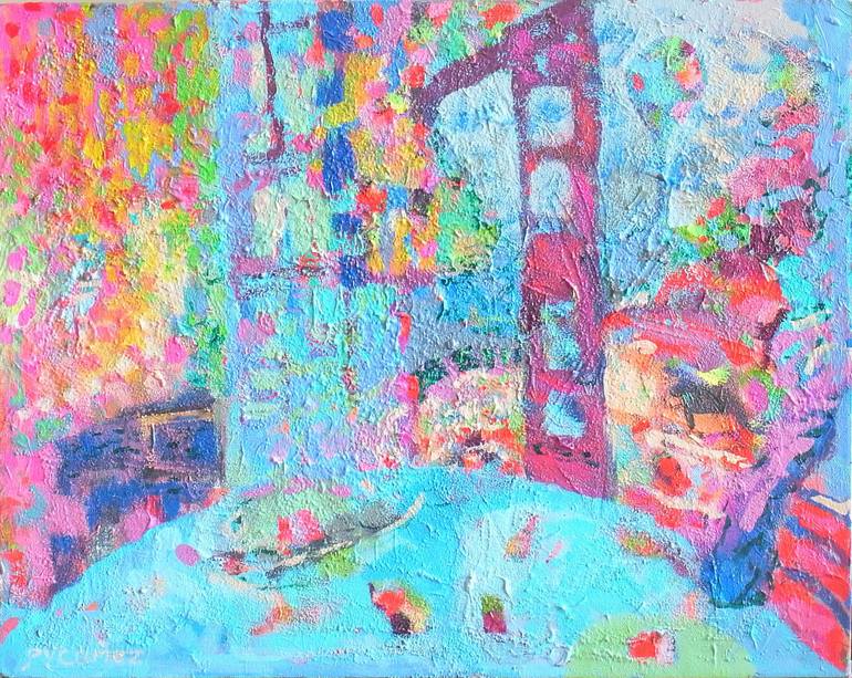 Fountain Of Dream (SOLD) Painting by Pelin Yazar Canez | Saatchi Art