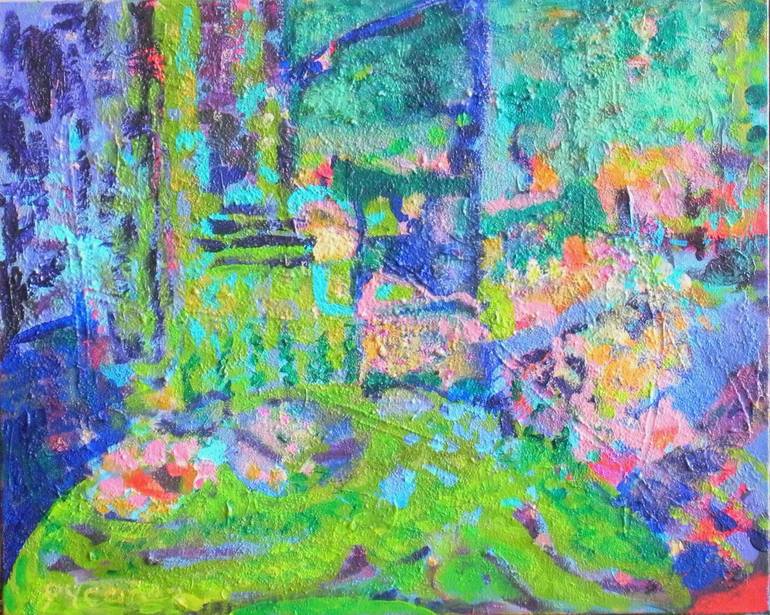 The Night Grove (SOLD) Painting by Pelin Yazar Canez | Saatchi Art