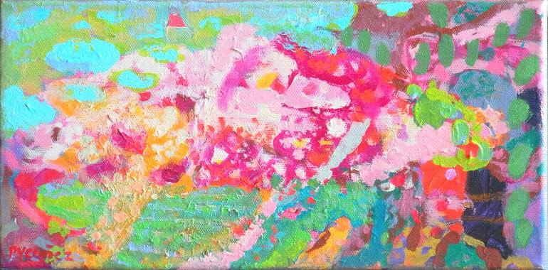 Miniature Garden Painting by Pelin Yazar Canez | Saatchi Art