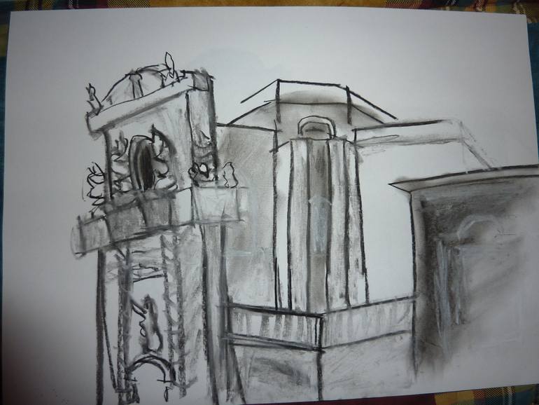 Santa Maria del Paradiso 1 Drawing by Rose Pickles | Saatchi Art