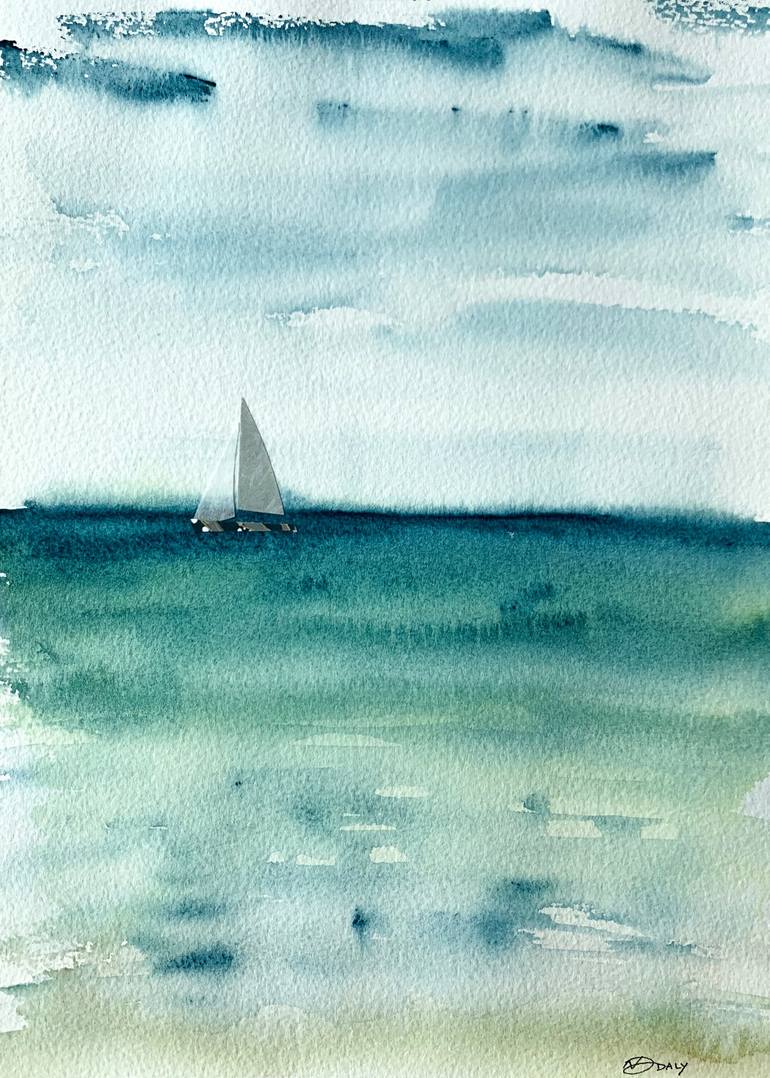 Sailing Painting by Nadia Daly | Saatchi Art