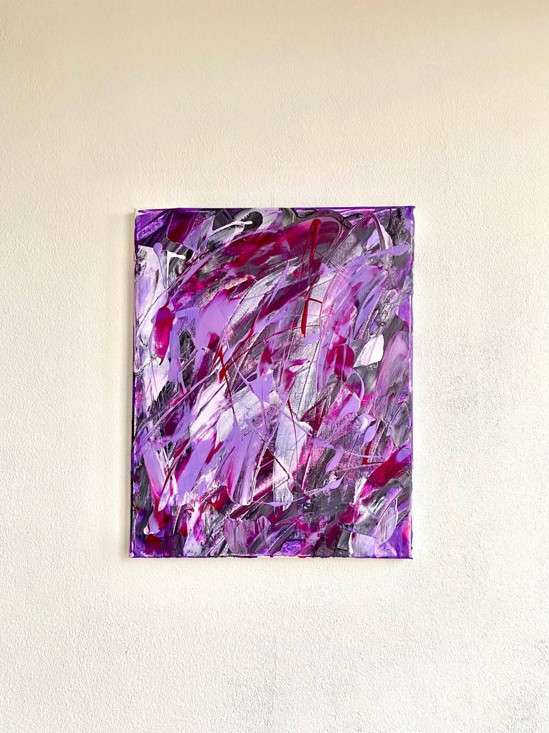 PURPLE RAIN Painting by andrea papini | Saatchi Art