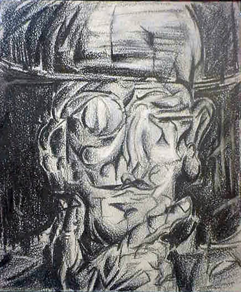 Monacle Drawing by Jonathan Migas | Saatchi Art