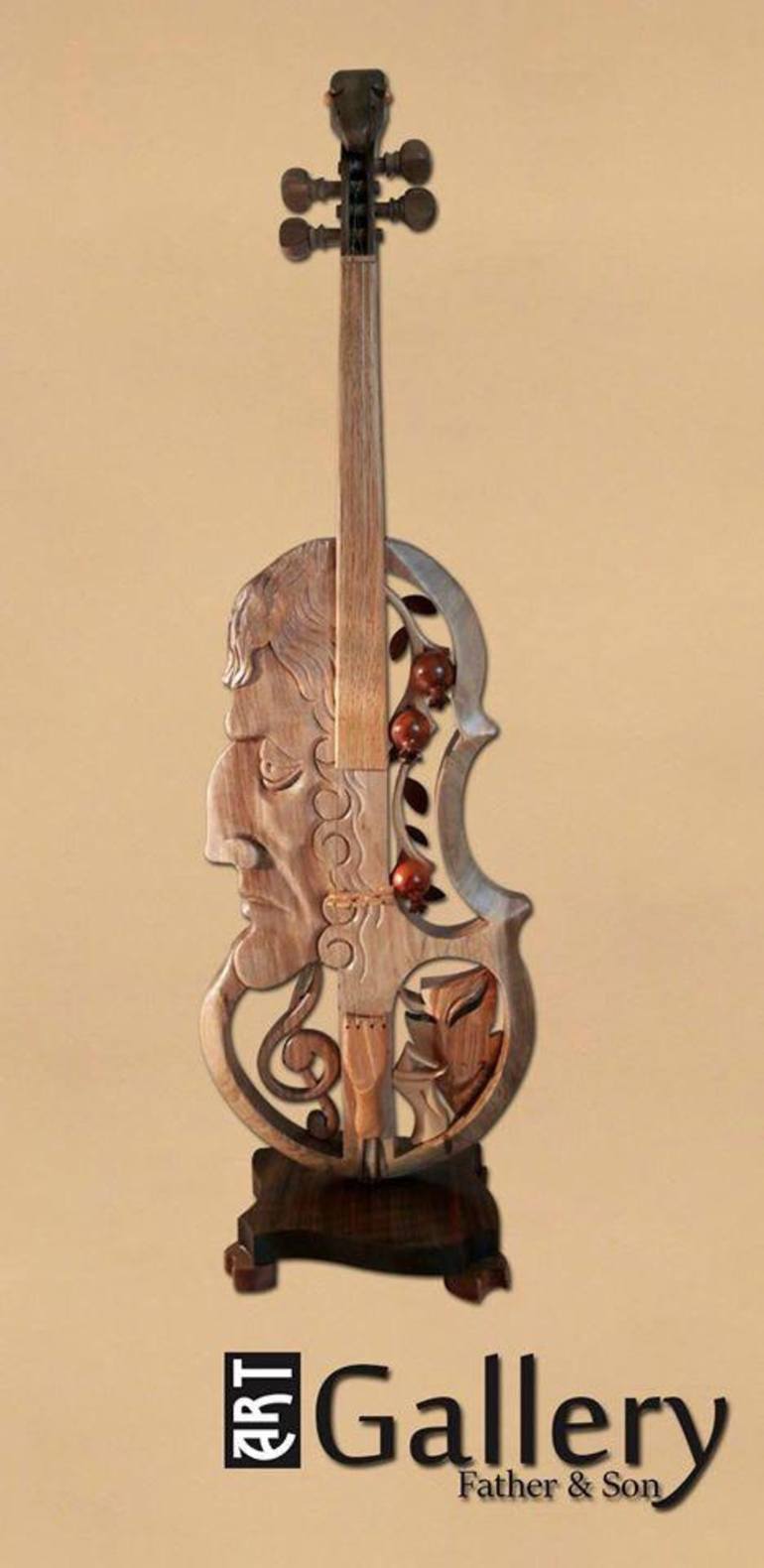 Nicolo Paganini Sculpture by Alexander Shkarbanenko | Saatchi Art