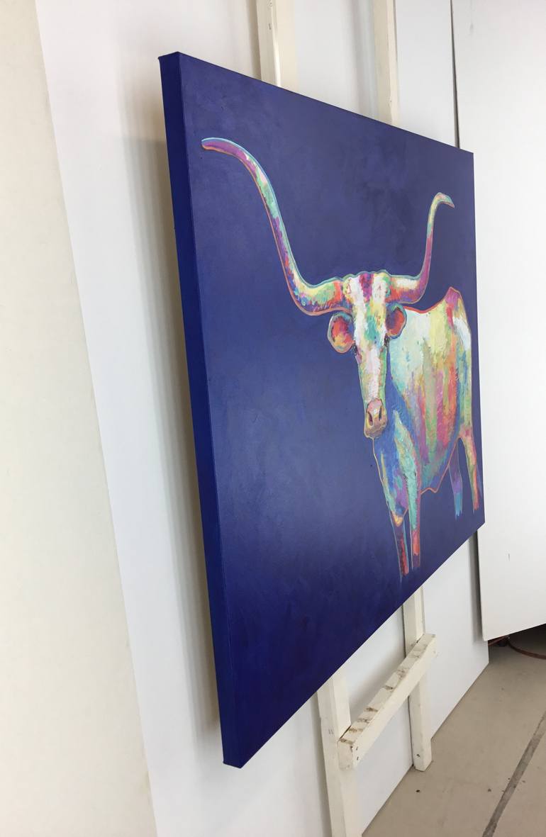 Colorful Longhorn 3: A Large Southwestern Longhorn - Cow - Bull - Steer ...