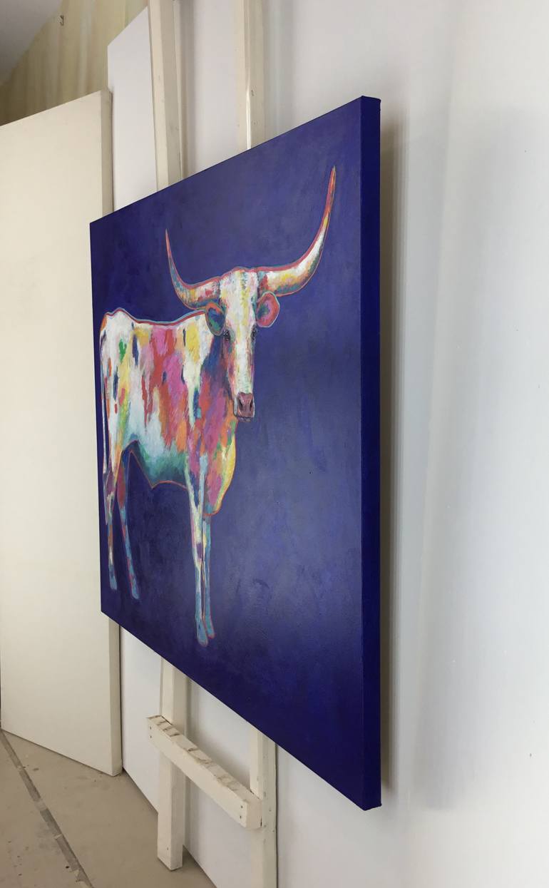 Colorful Longhorn 4: A Large Southwestern Longhorn - Cow - Bull - Steer ...