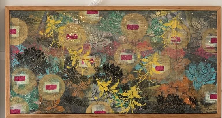 Lotus Love Painting by Lisa Paskel Rees | Saatchi Art