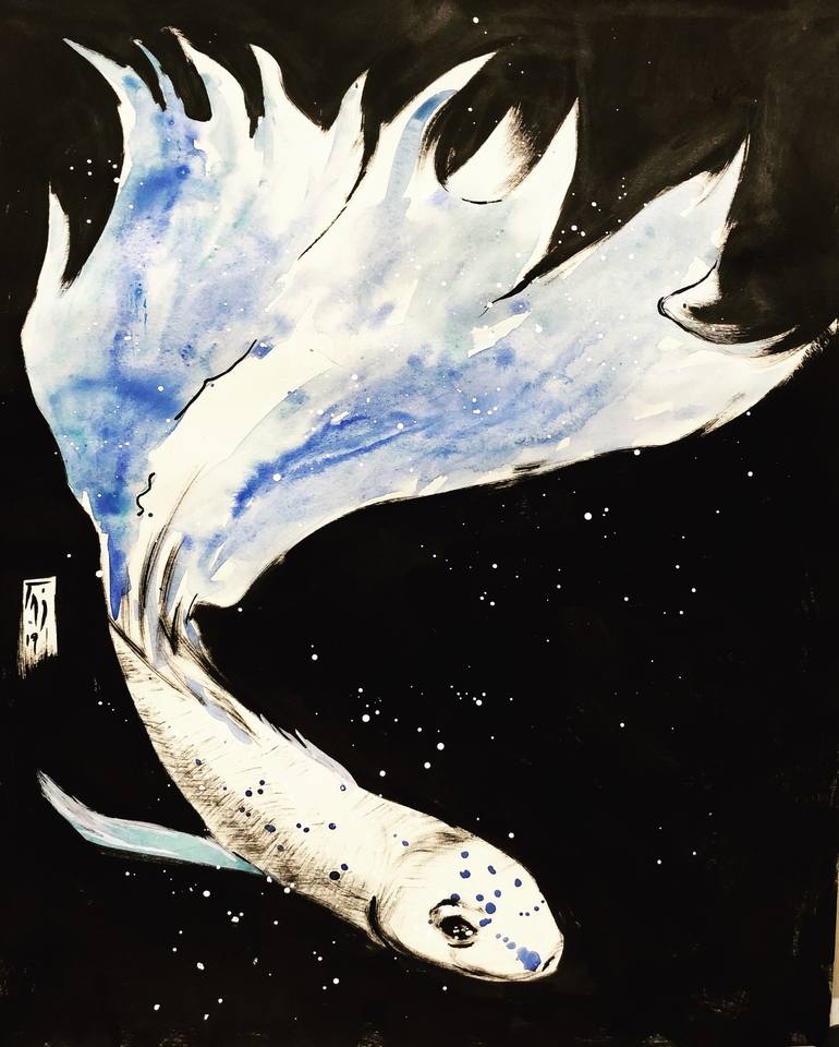 Fish Painting by Taj Mattingly | Saatchi Art