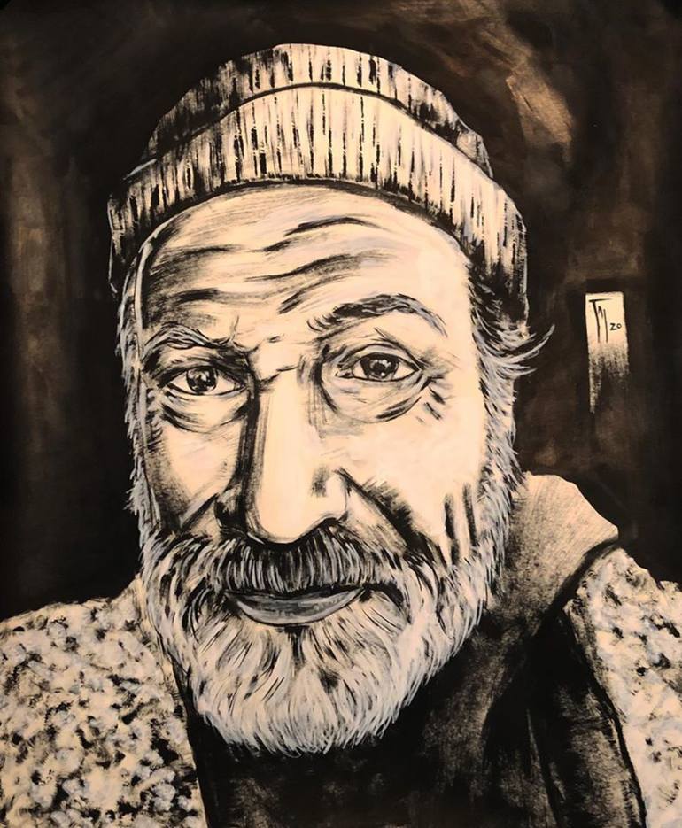 Todd Weiner (portrait) Painting by Taj Mattingly | Saatchi Art