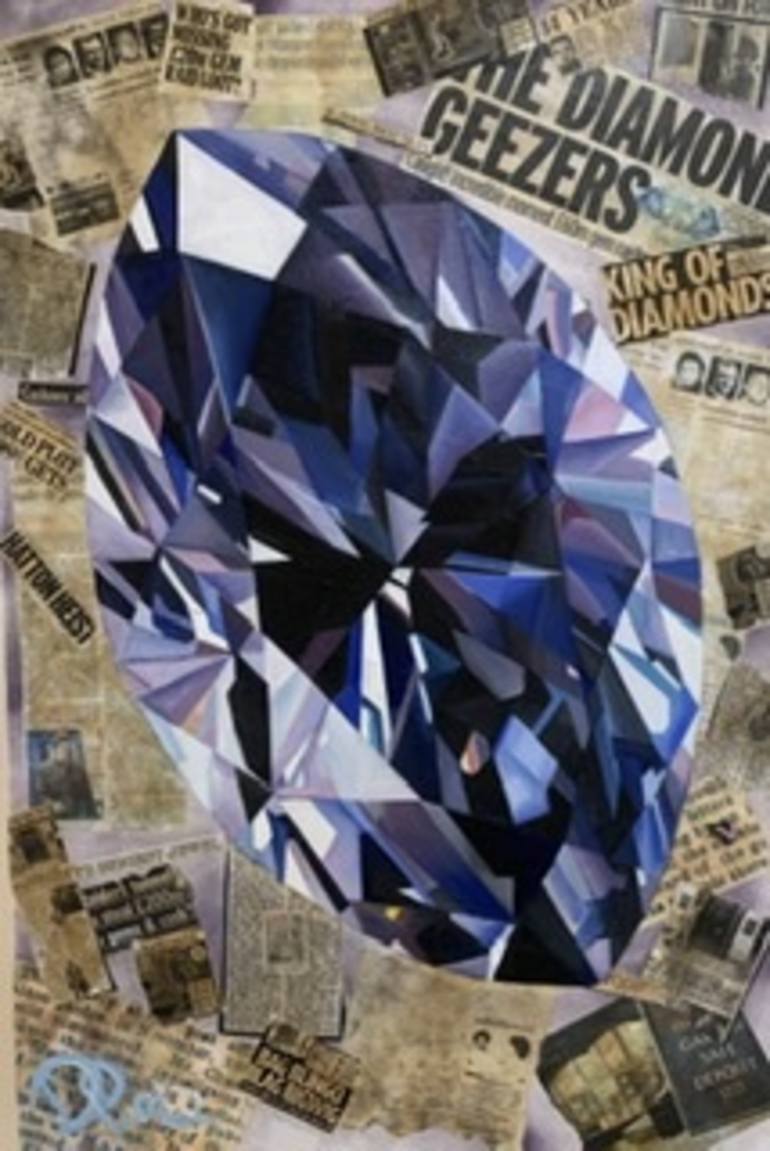 Diamond geezer Painting by The Diamond Paintbrush | Saatchi Art