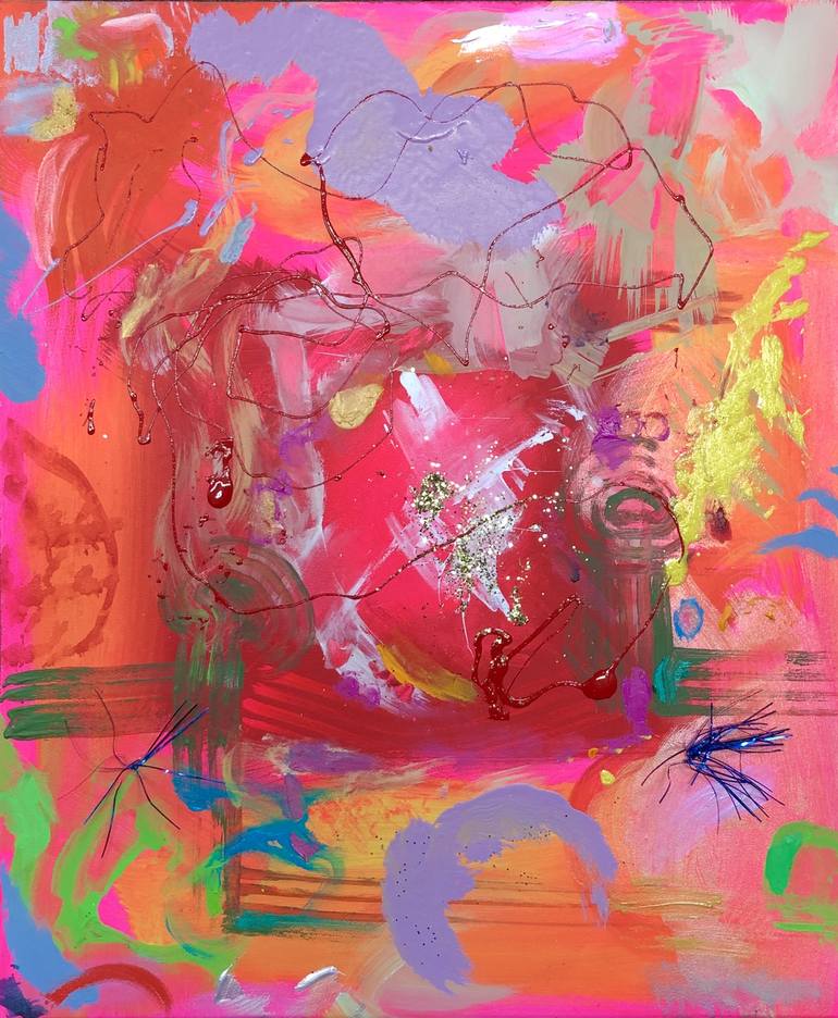 Creative Accomplice Painting by Rachel K Schlueter | Saatchi Art