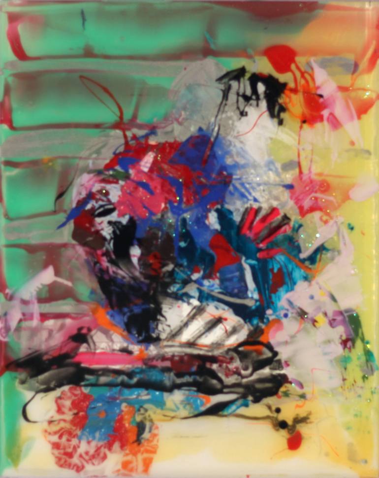 Crouch Pink & White Painting by Katie Fogg | Saatchi Art