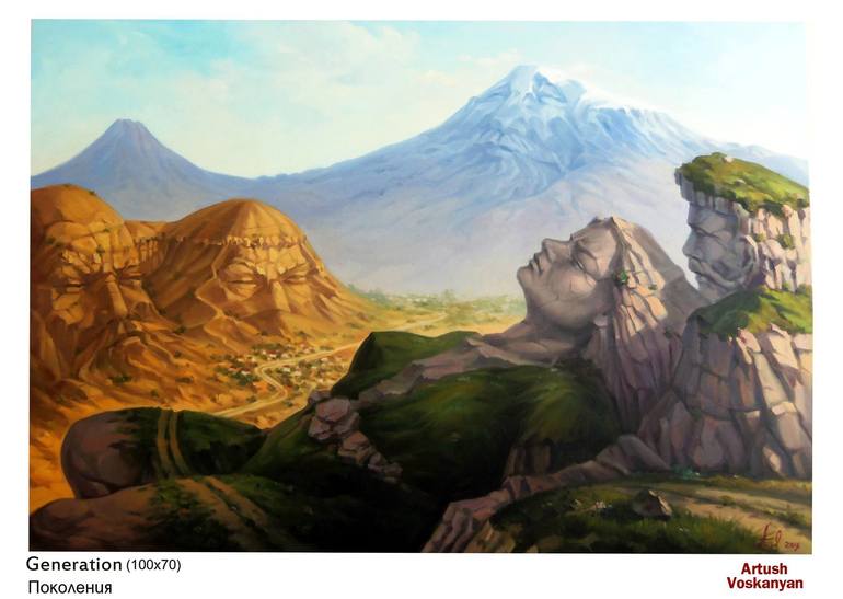 Generation Painting by Artush Voskonyan | Saatchi Art