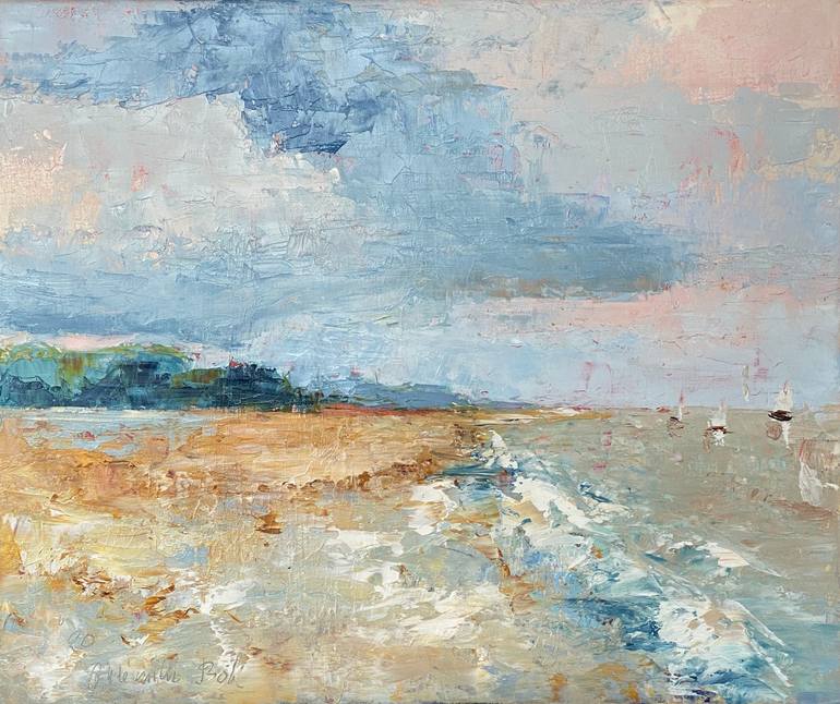 Beach Painting by Annemiki Bok | Saatchi Art