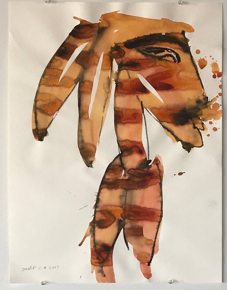 Untitled (From Foreigners Series) Drawing by Zadik Zadikian | Saatchi Art