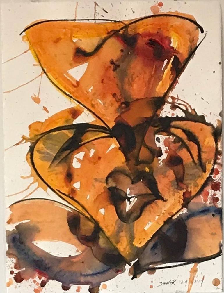 Untitled (Part of Foreigners Series) Drawing by Zadik Zadikian ...