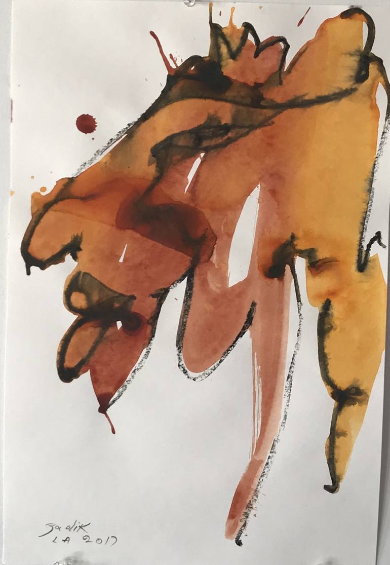 Untitled (From Foreigners Series) Drawing by Zadik Zadikian | Saatchi Art