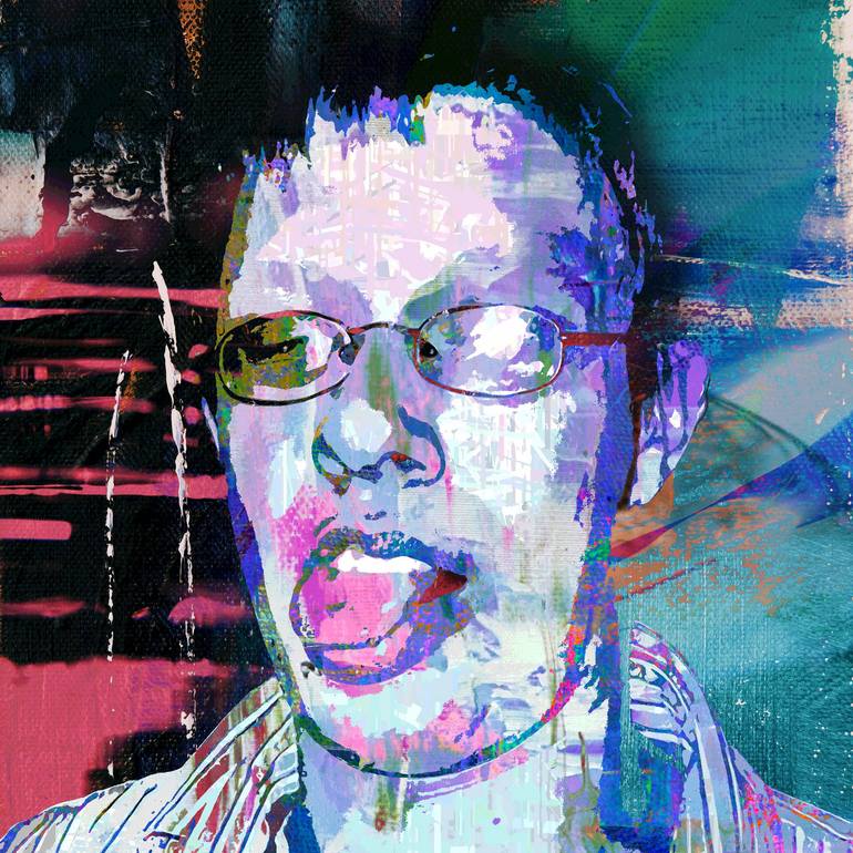 Beeple Portrait Pop Art (prints available) Painting by Stephen Chambers ...