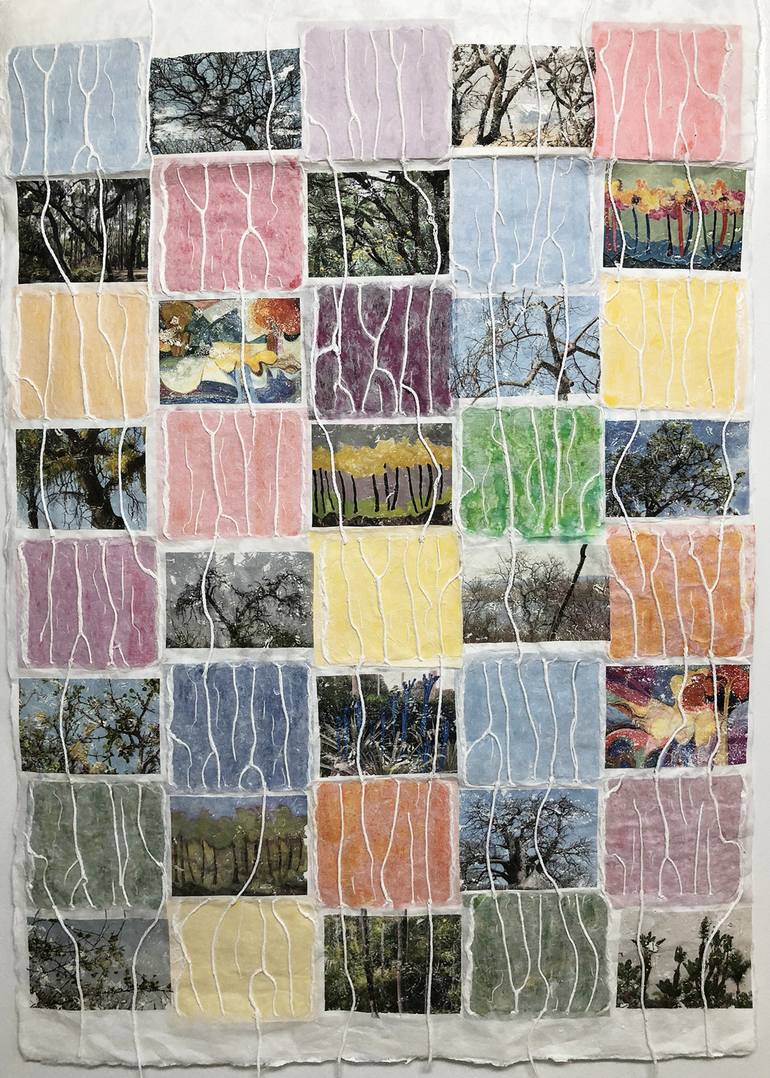 Nature's Fragility 1 Collage by Alice Harrison | Saatchi Art