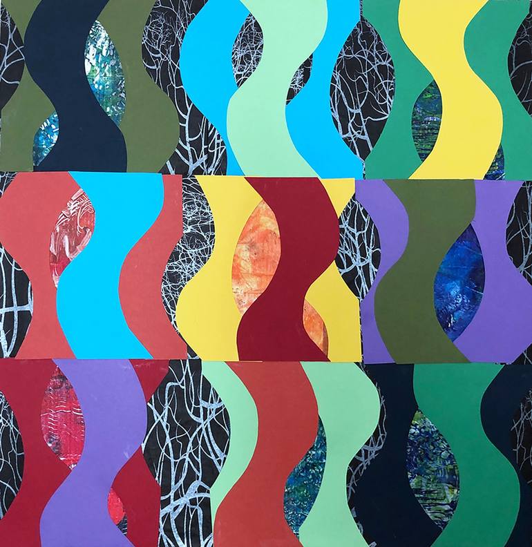 9 PM Collage by Alice Harrison | Saatchi Art