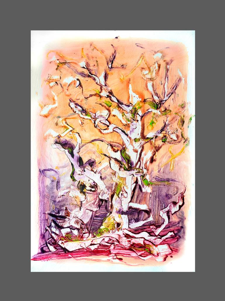 Winter lights Painting by Unski Antti Immonen | Saatchi Art