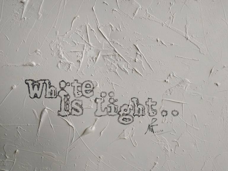 White.. is Light.. Painting by Michael The Colorist | Saatchi Art