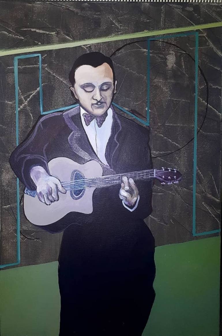 The Maestro Painting by Fran Greene | Saatchi Art