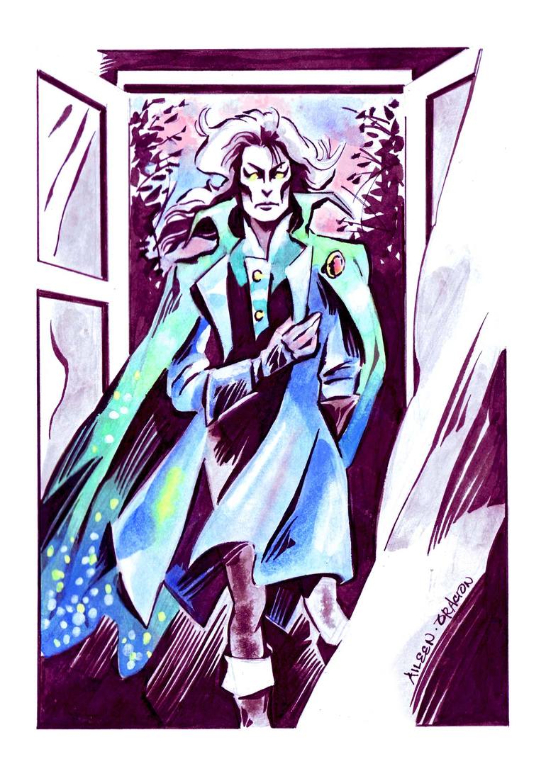 POP GOTHIC: Bowie the Goblin King in Labyrinth Painting by Aileen ...
