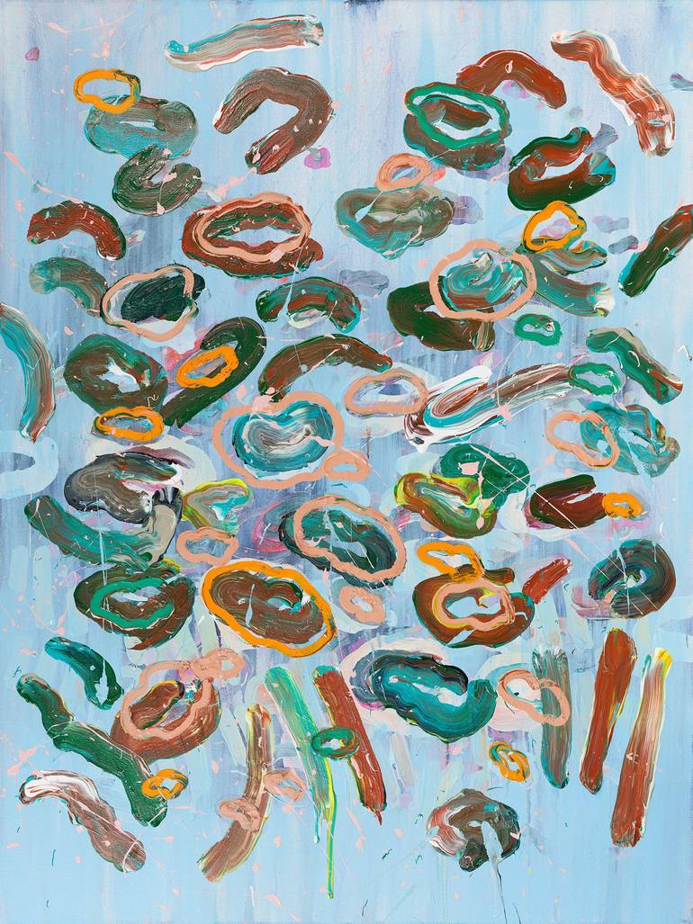 Cluster Fluster Painting by Jozelle McLea | Saatchi Art