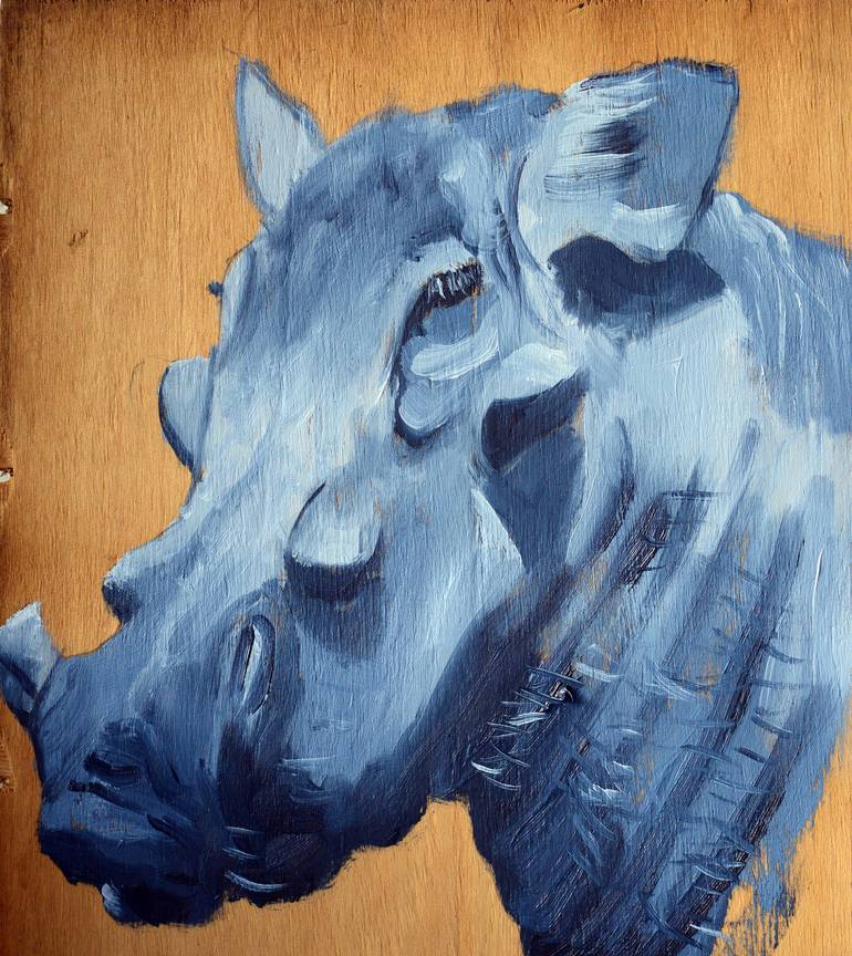 Wild boar Painting by Tim Ridley | Saatchi Art