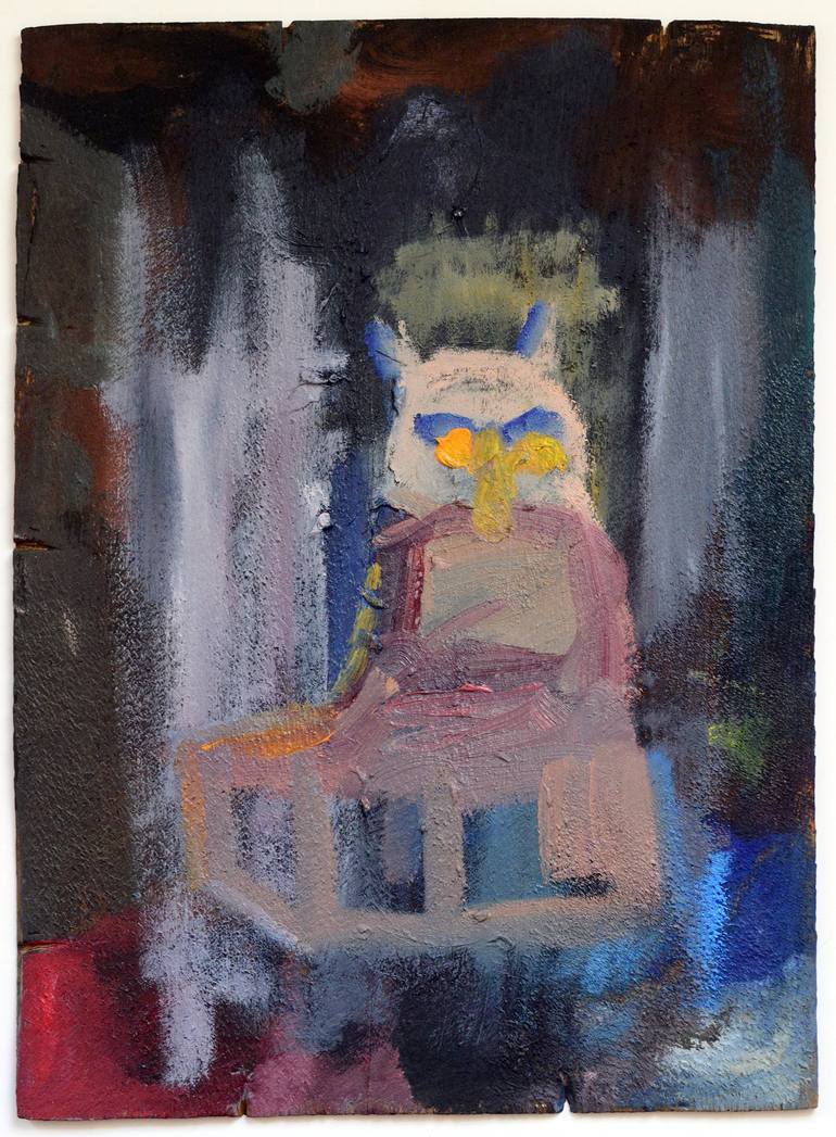 Owl Painting by Tim Ridley | Saatchi Art