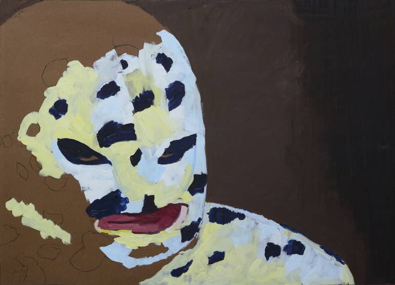 Leigh Bowery slight return Painting by Tim Ridley | Saatchi Art