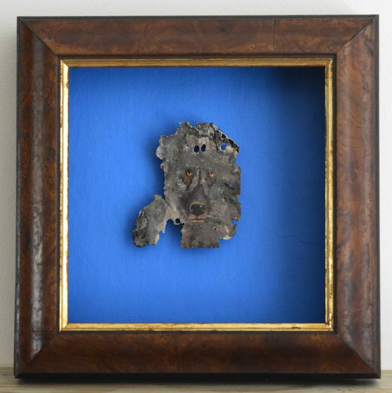 Painted dog Painting by Tim Ridley | Saatchi Art