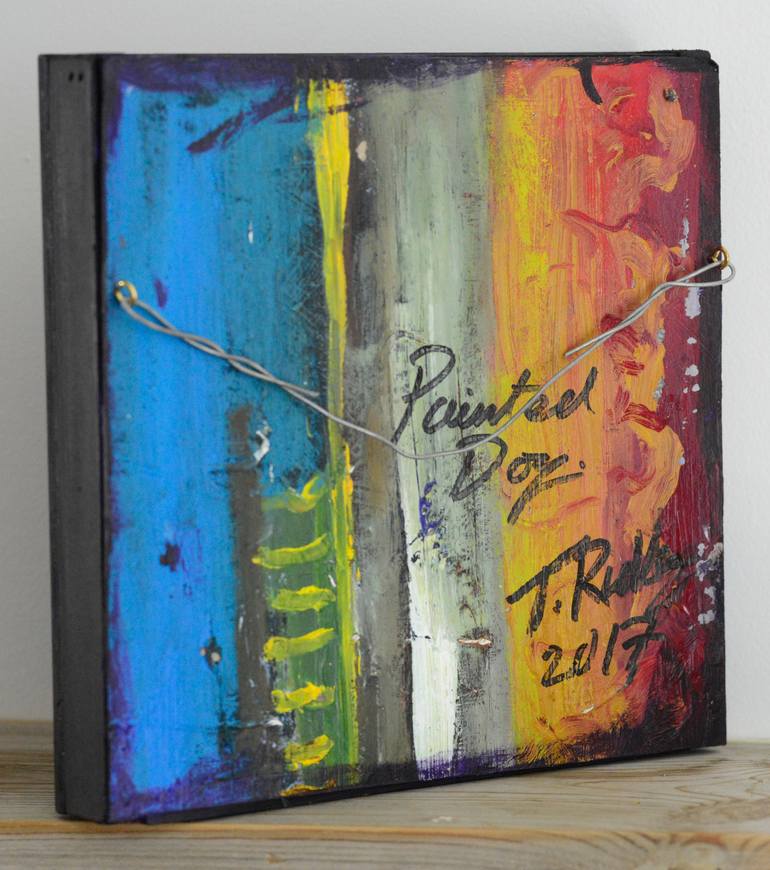 Painted dog Painting by Tim Ridley | Saatchi Art