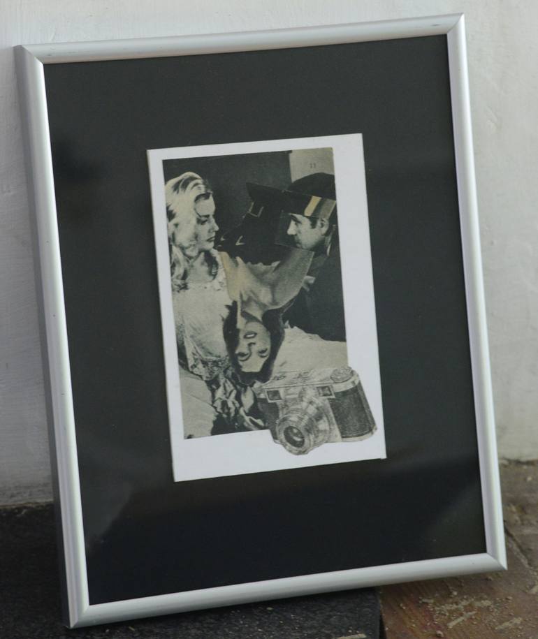 She saw me first Collage by Tim Ridley | Saatchi Art