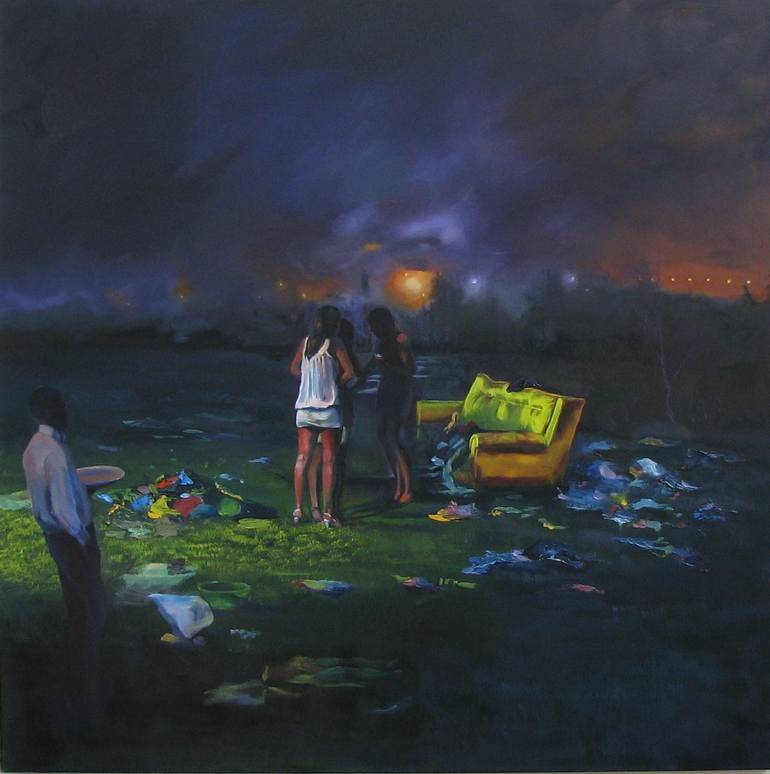 El Ocaso Painting by Gabriela Hernandez-Lepe | Saatchi Art