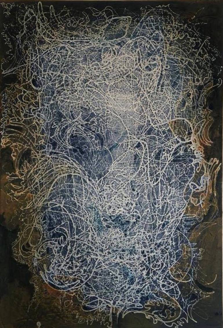 Fathomless Throne Painting by Ershad Raftari | Saatchi Art