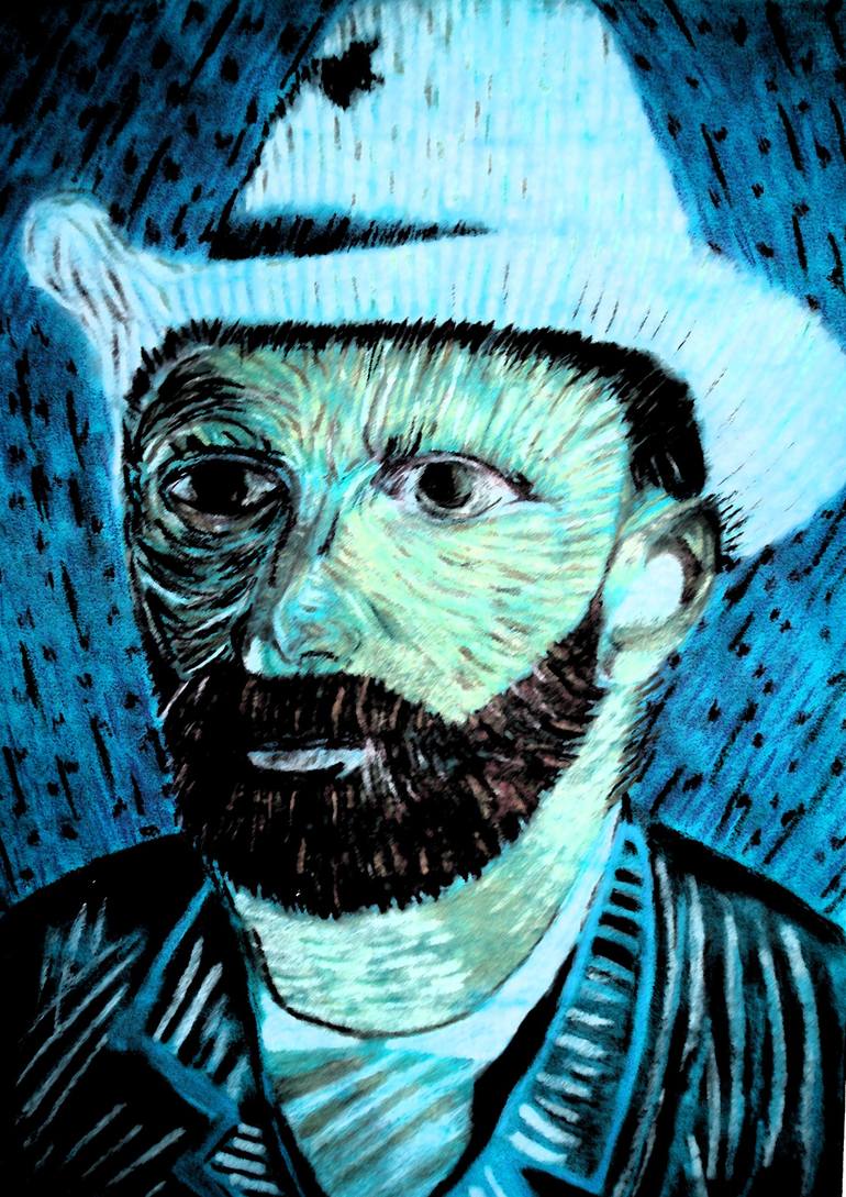 Van Gogh Pastel Drawing Drawing by Joe Kavanagh | Saatchi Art