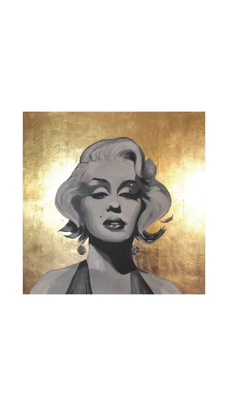 Marilyn Monroe Painting by Omar Fadle | Saatchi Art