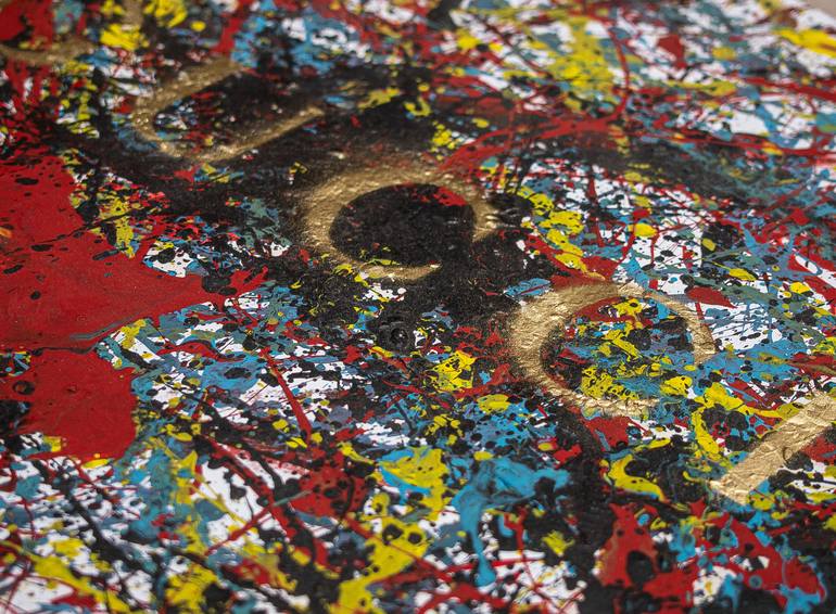 Golden stains of desire. Mixed Media by Giovanni Smith | Saatchi Art ...