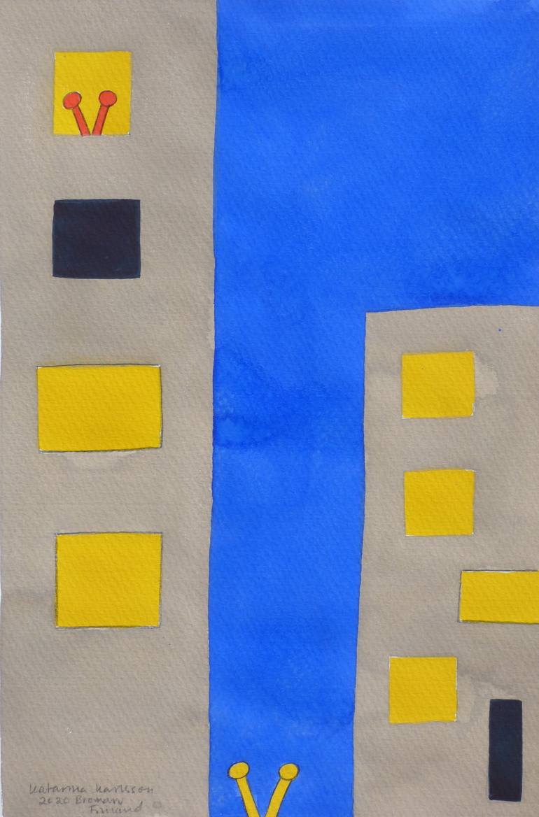 Connecting Painting by Katarina Karlsson | Saatchi Art