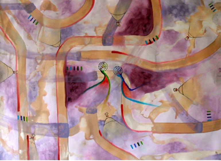 Paradigm paradox Painting by Nicolas Young | Saatchi Art